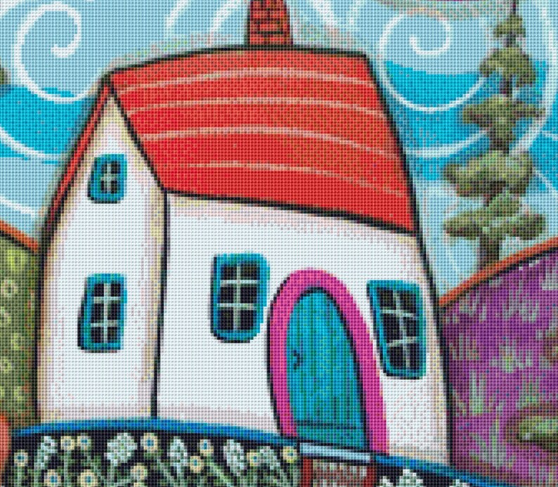Neighbors Cross Stitch Pattern by Karla Gerard (digital Format) - Etsy