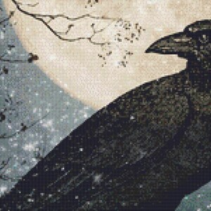 Plain Crow Cross Stitch Pattern by Ivycottagehome (digital Format) - Etsy