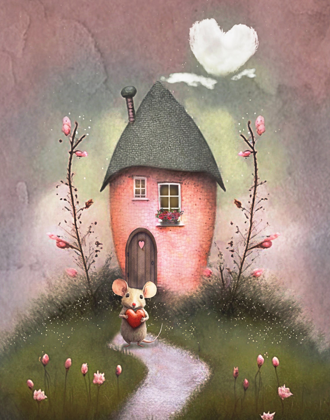 House Mouse Cross Stitch Pattern by Tammy L. Gross digital Format - Etsy