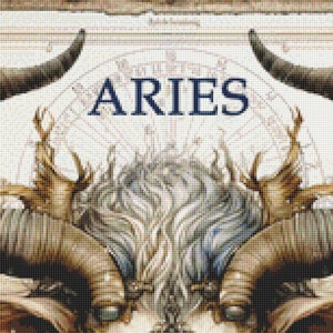 Zodiac - Aries 2 Cross Stitch Pattern by Sharmstudio - Etsy