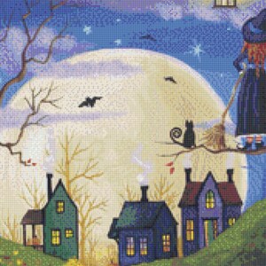 Bats Eye View Cross Stitch Pattern by Kim Leo Licensed by JMS Art ...