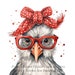 Funny Chicken (small) Cross Stitch Pattern by Cedargrovegraphics ...