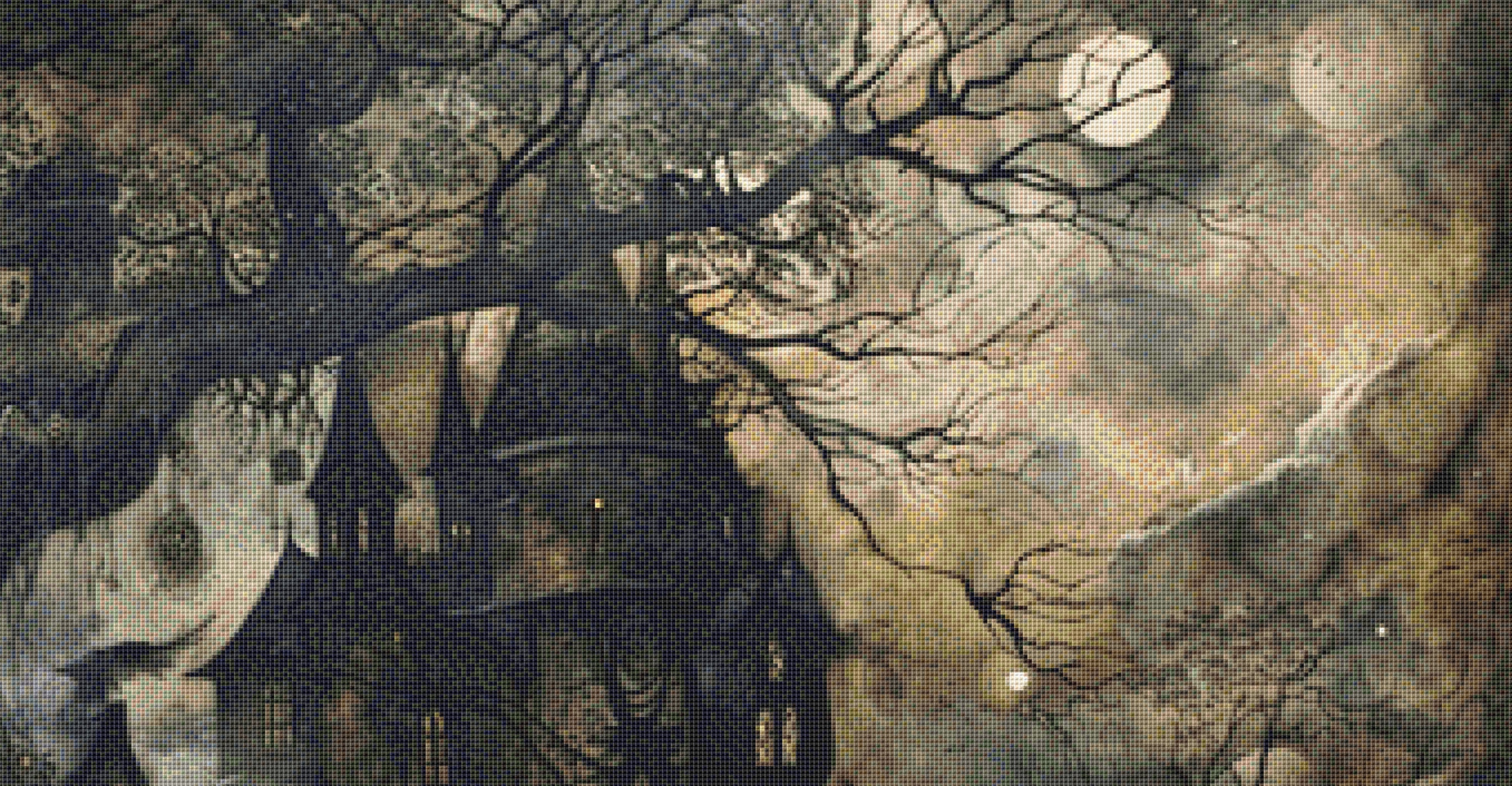 Gothic Princess and Moonlit Palace Cross Stitch Pattern by the Art ...