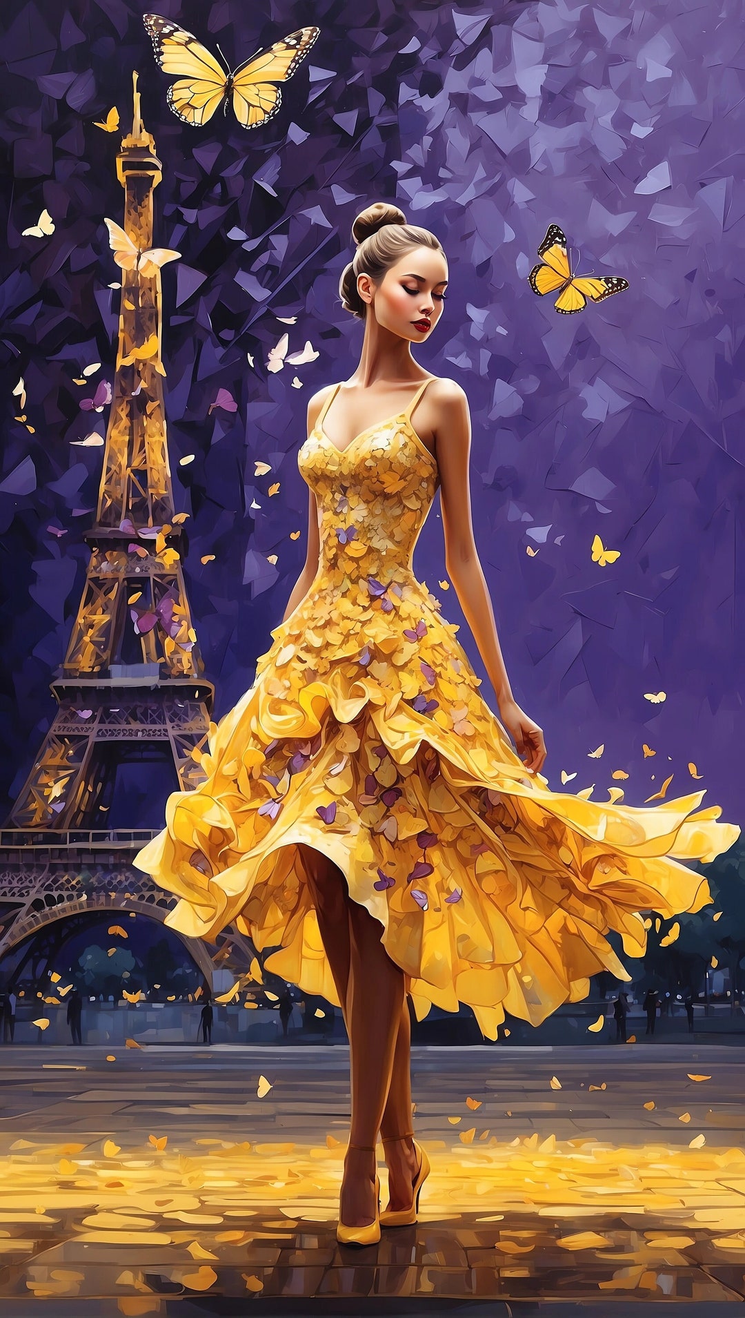 She Dances in Paris Cross Stitch Pattern by Eder Jose Rosa (digital ...