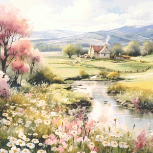 Blissful Solitude Cross Stitch Pattern by Liededrom (digital Format) - Etsy