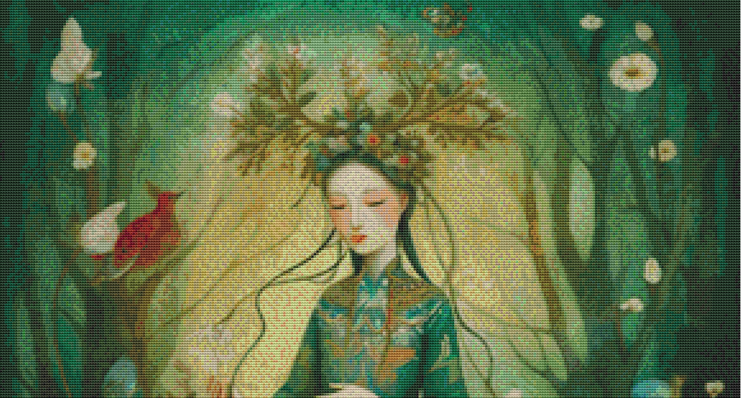 Wise Woman Cross Stitch Pattern by Dutchladymysticart (digital Format ...