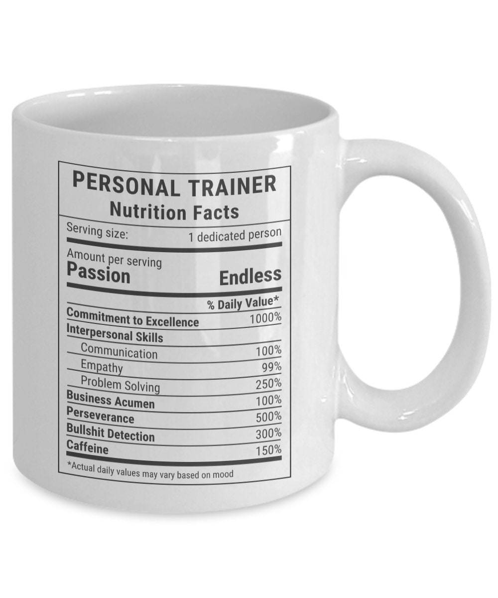 Personal Trainer Gifts, Personal Trainer Present, Fitness Trainer ...