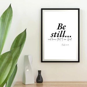 Bible Verse Wall Art - Printable Scripture Decor - Christian ...