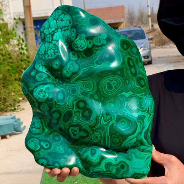 Malachite Crystal - Etsy