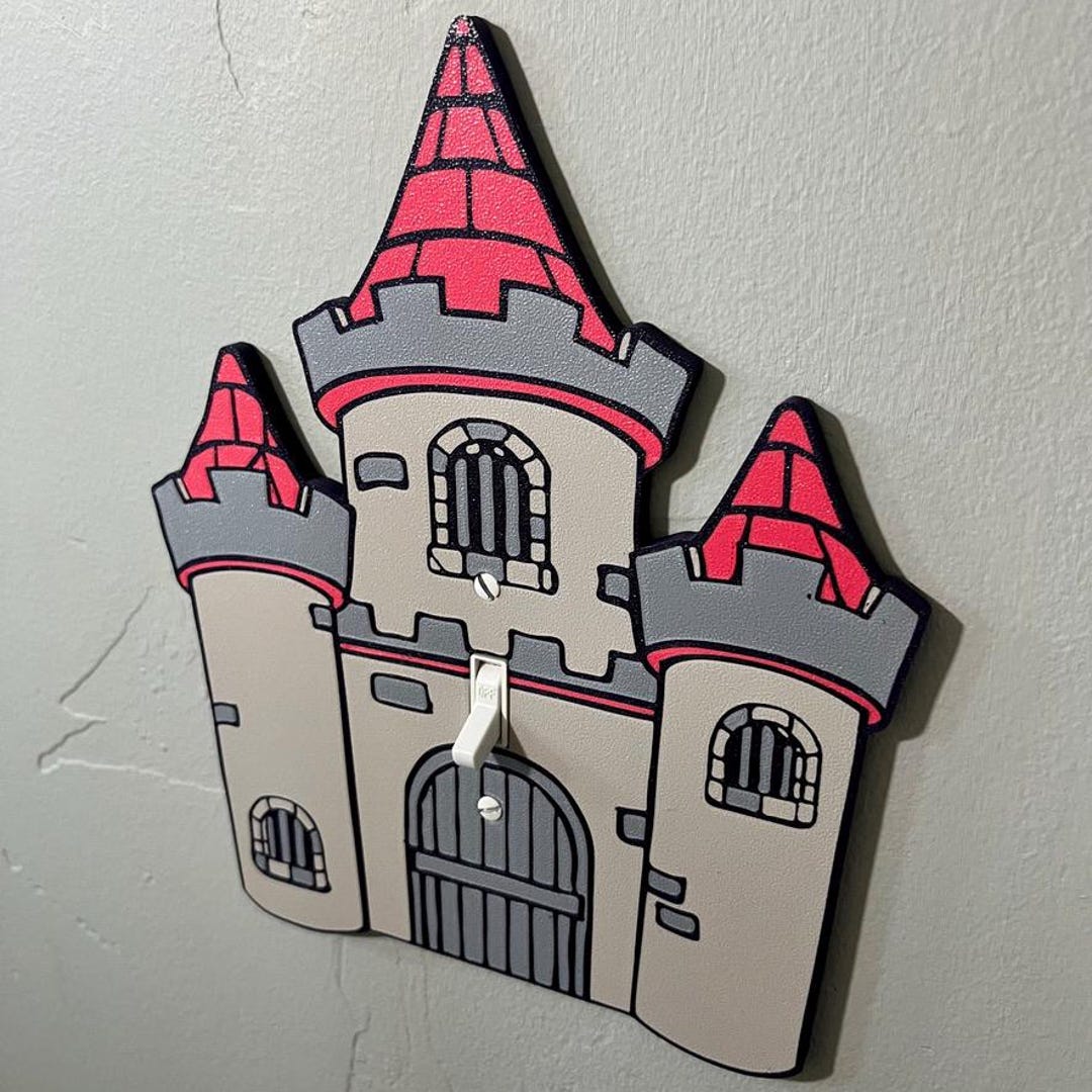 Magic Castle Themed Light Switch Plate | Large Size Single Light Switch ...