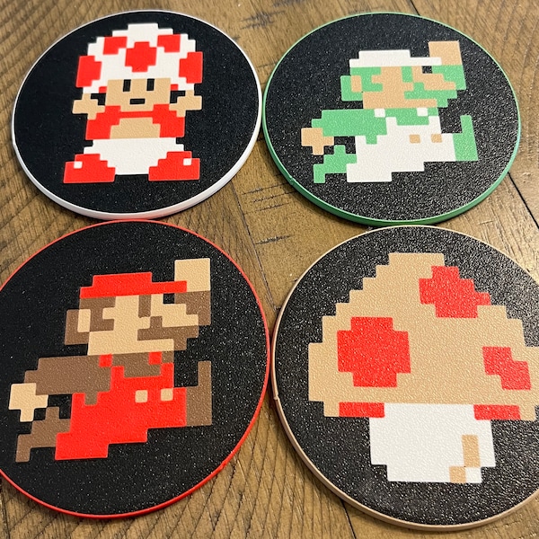 8 Bit Mario - Etsy