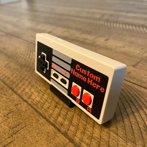 Personalized Nintendo Entertainment System Controller Model | Custom 3D ...