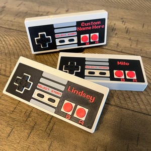 Personalized Nintendo Entertainment System Controller Model | Custom 3D ...