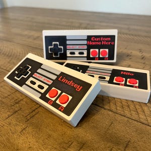 Personalized Nintendo Entertainment System Controller Model | Custom 3D ...