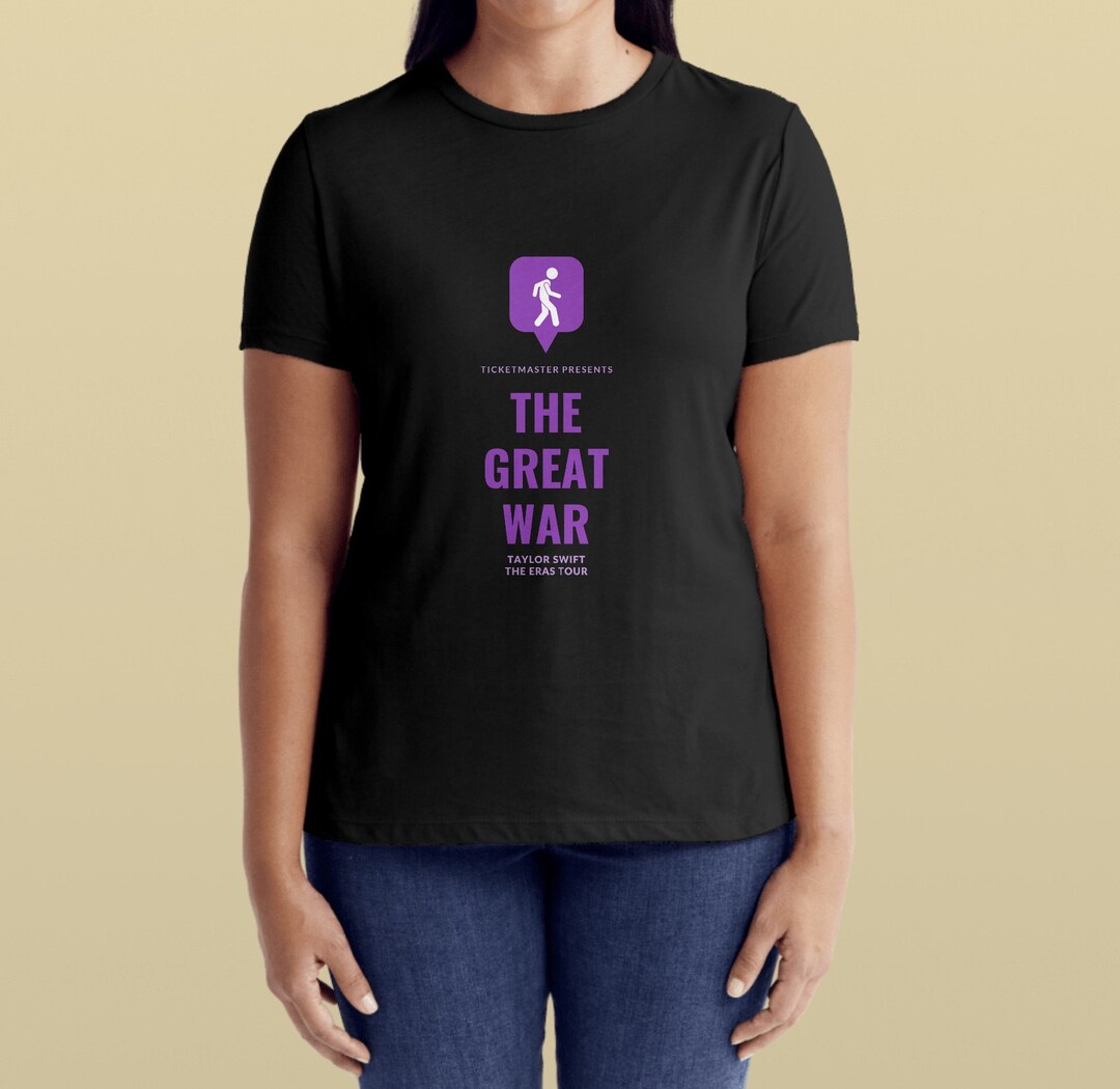 Taylor Swift Eras Tour the Great War Ticketmaster Tee - Etsy