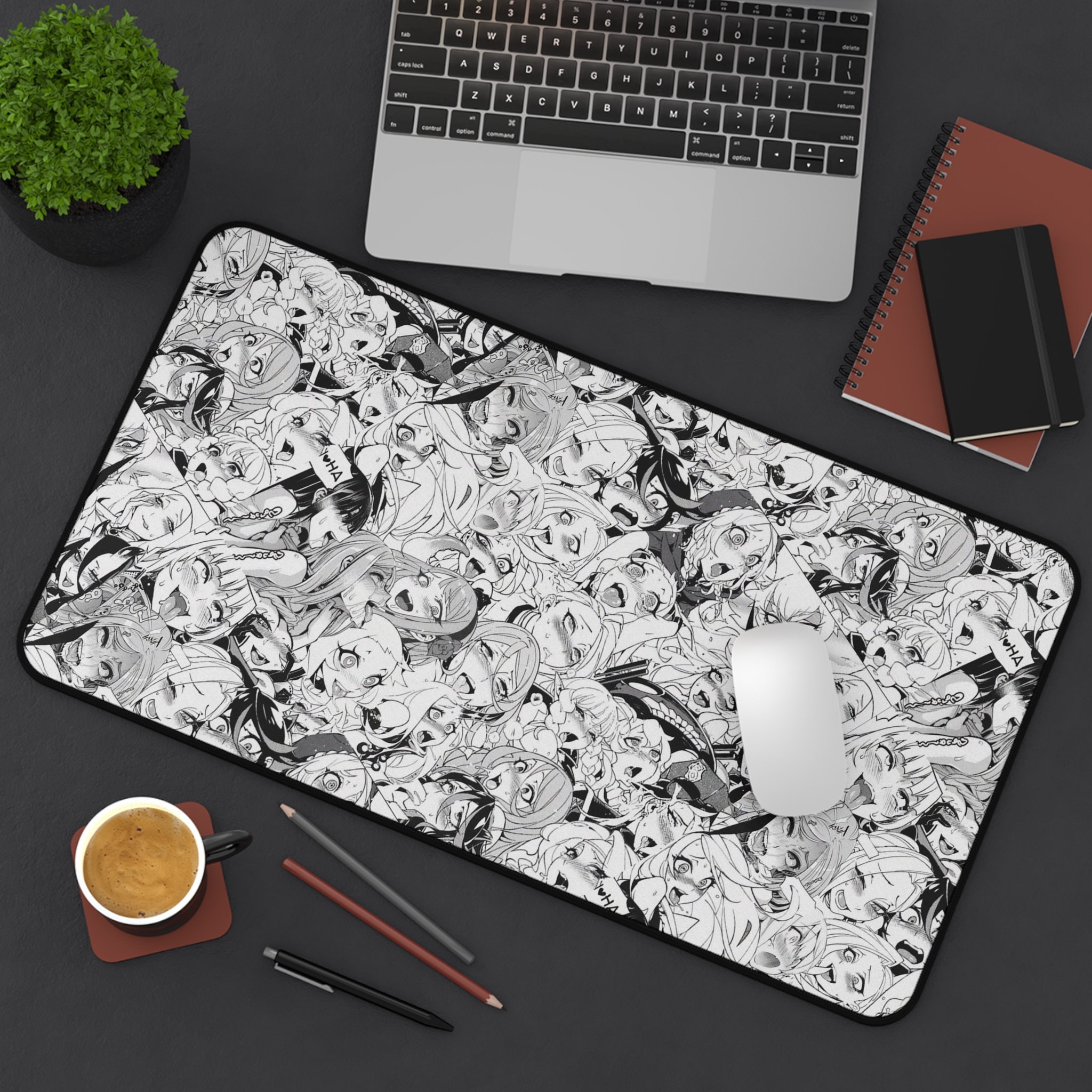 Anime Desk Mat, Ahegao Girls Gaming Mouse Pad, Nhentai Keyboard Pad ...