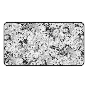 Anime Desk Mat, Ahegao Girls Gaming Mouse Pad, Nhentai Keyboard Pad ...