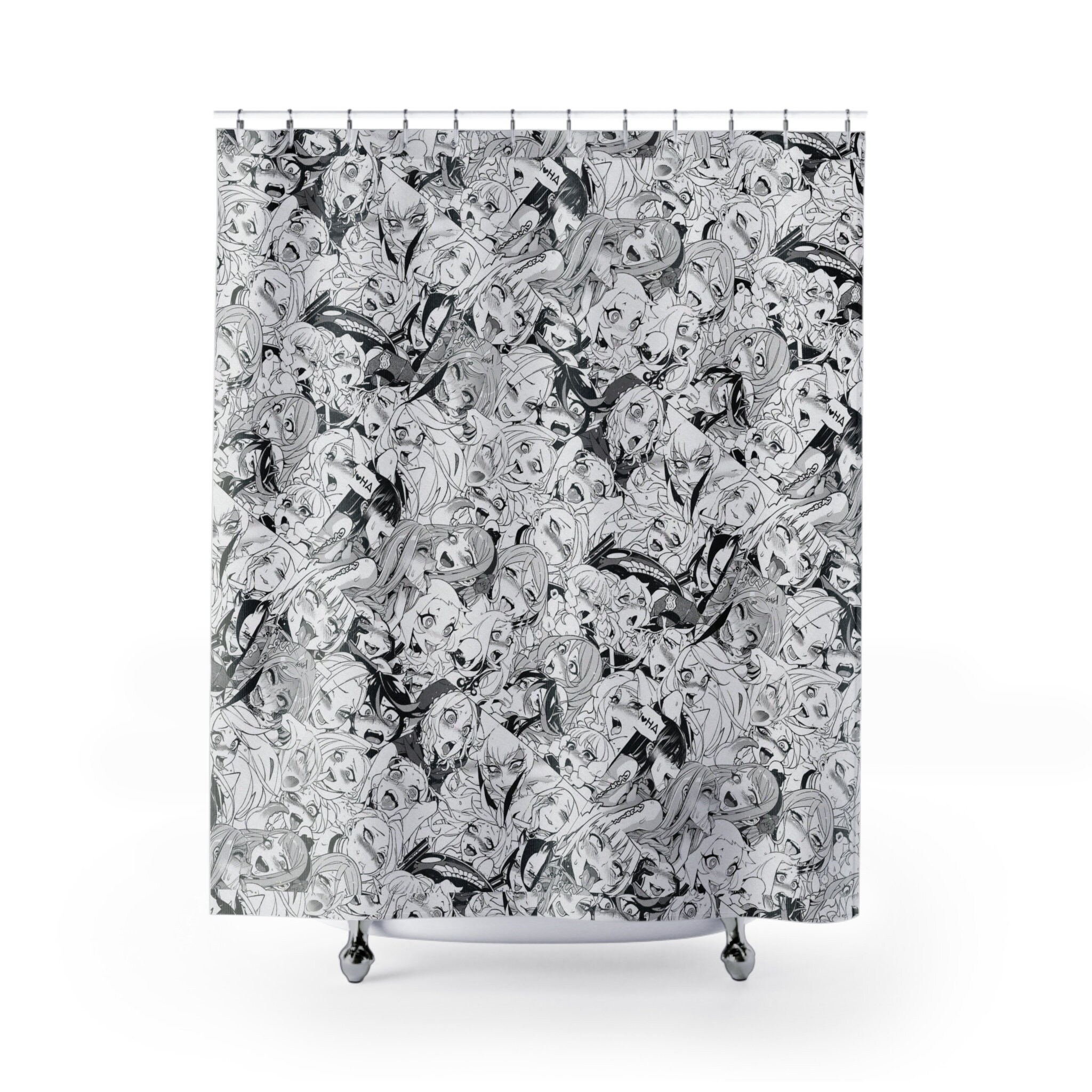Anime Shower Curtains Ahegao Girls Bathroom Décor. - Etsy
