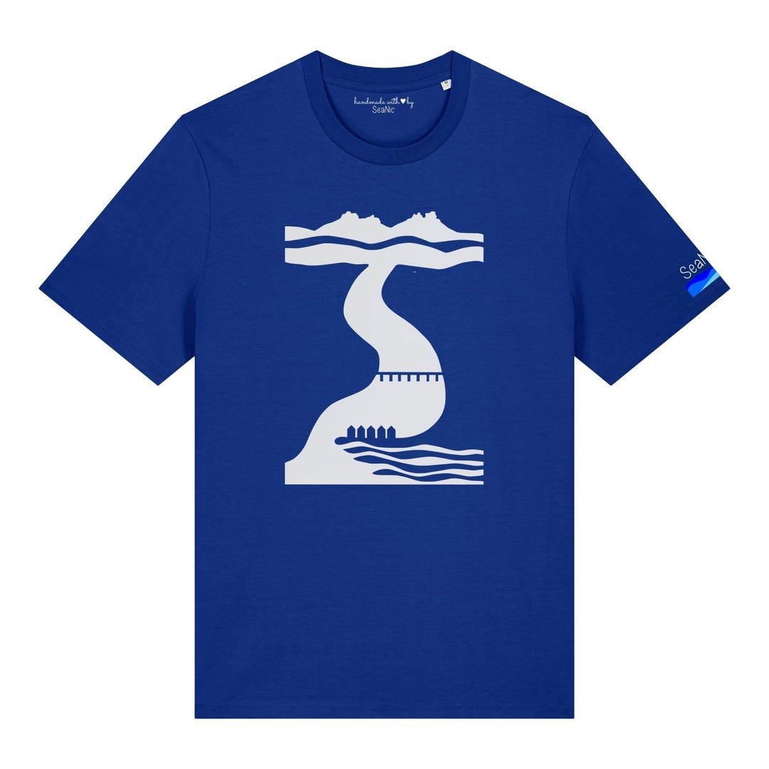 Tor to Sea Organic Cotton T-shirt - Hand-printed, Sustainable & Nature ...