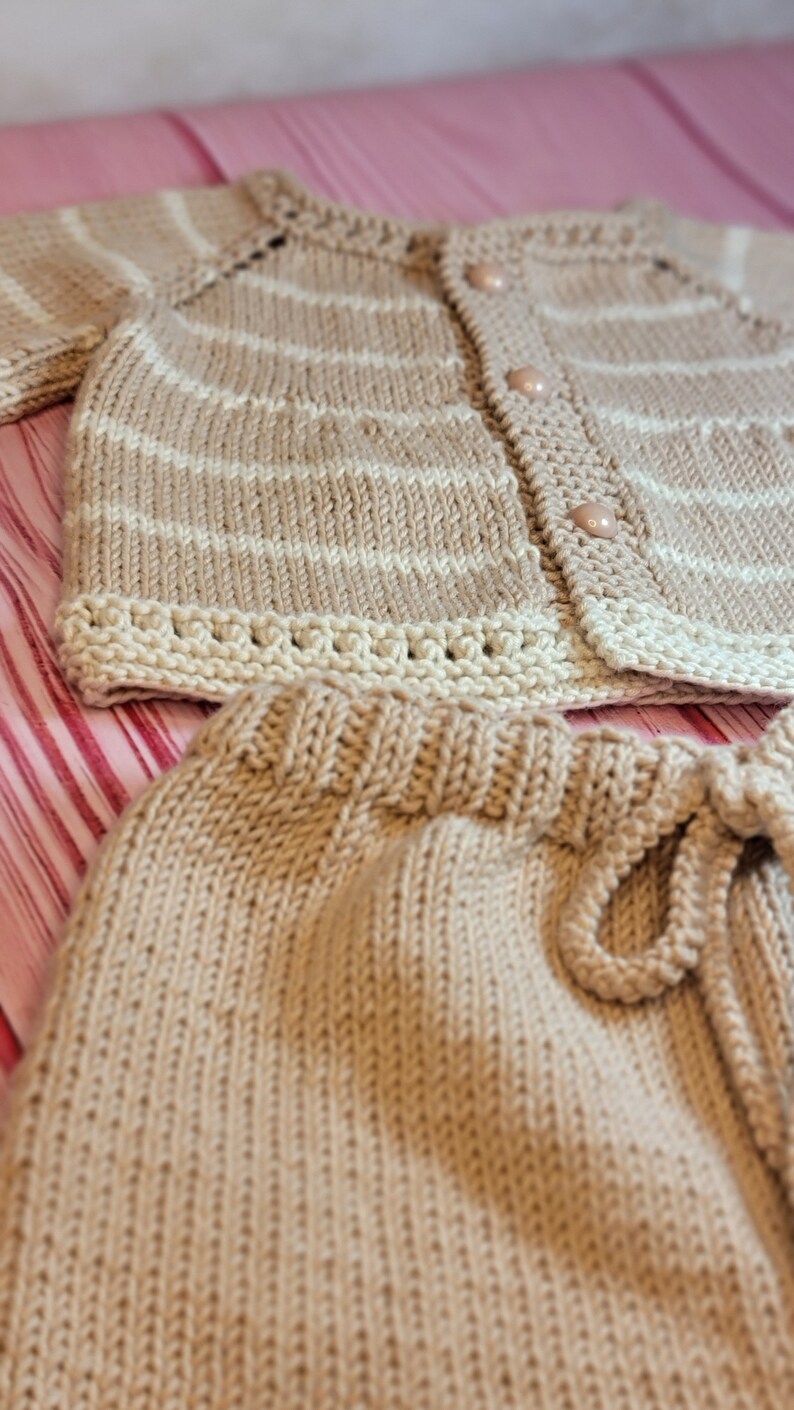 Baby Hand Knitted Clothes Set Baby Welcome Gift Box Hand - Etsy