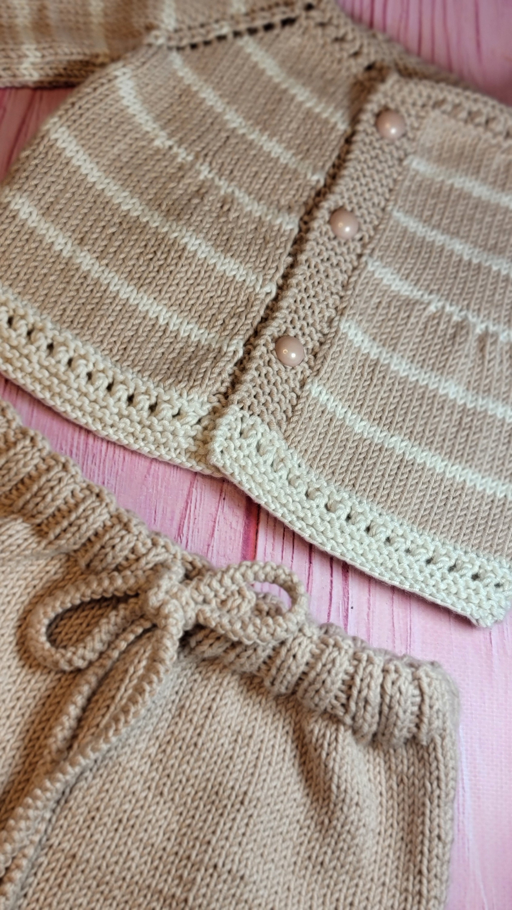 Baby Hand Knitted Clothes Set Baby Welcome Gift Box Hand - Etsy