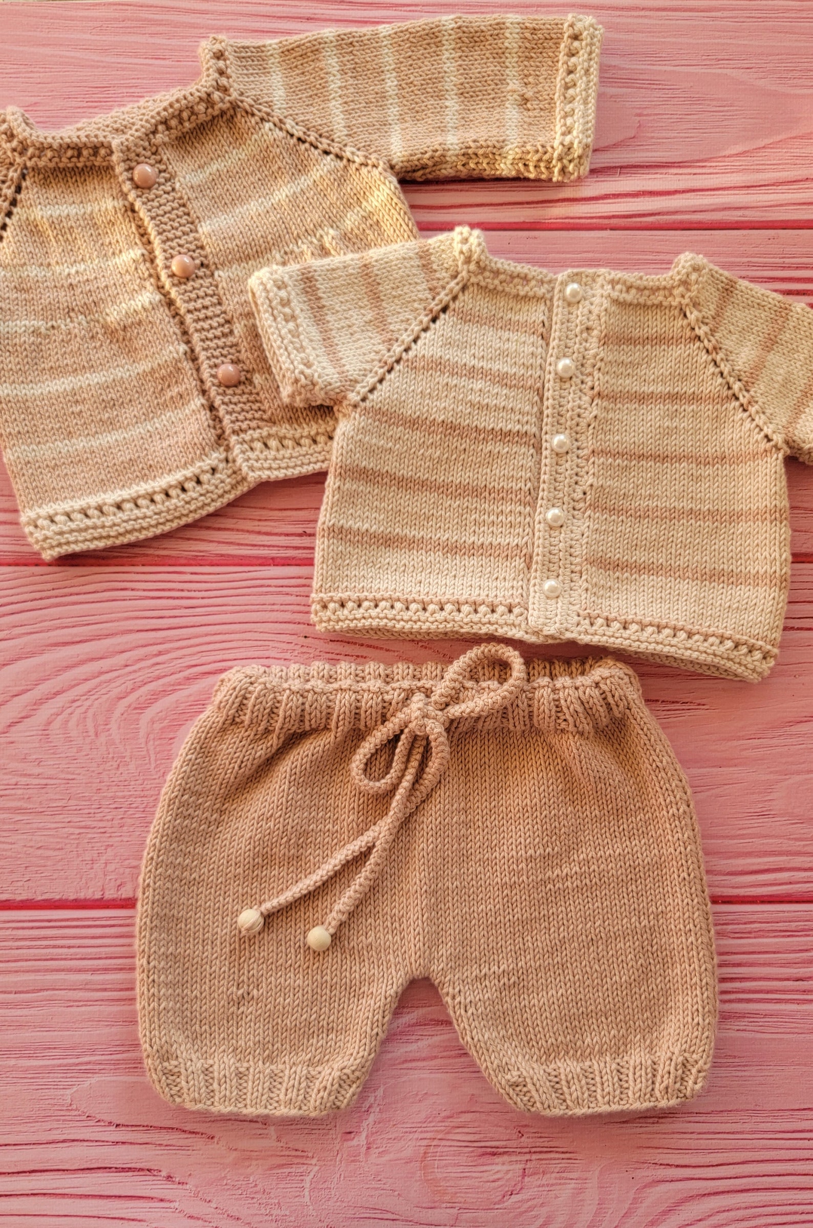 Baby Hand Knitted Clothes Set Baby Welcome Gift Box Hand - Etsy