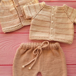 Baby Hand Knitted Clothes Set, Baby Welcome Gift Box, Hand Knitted ...