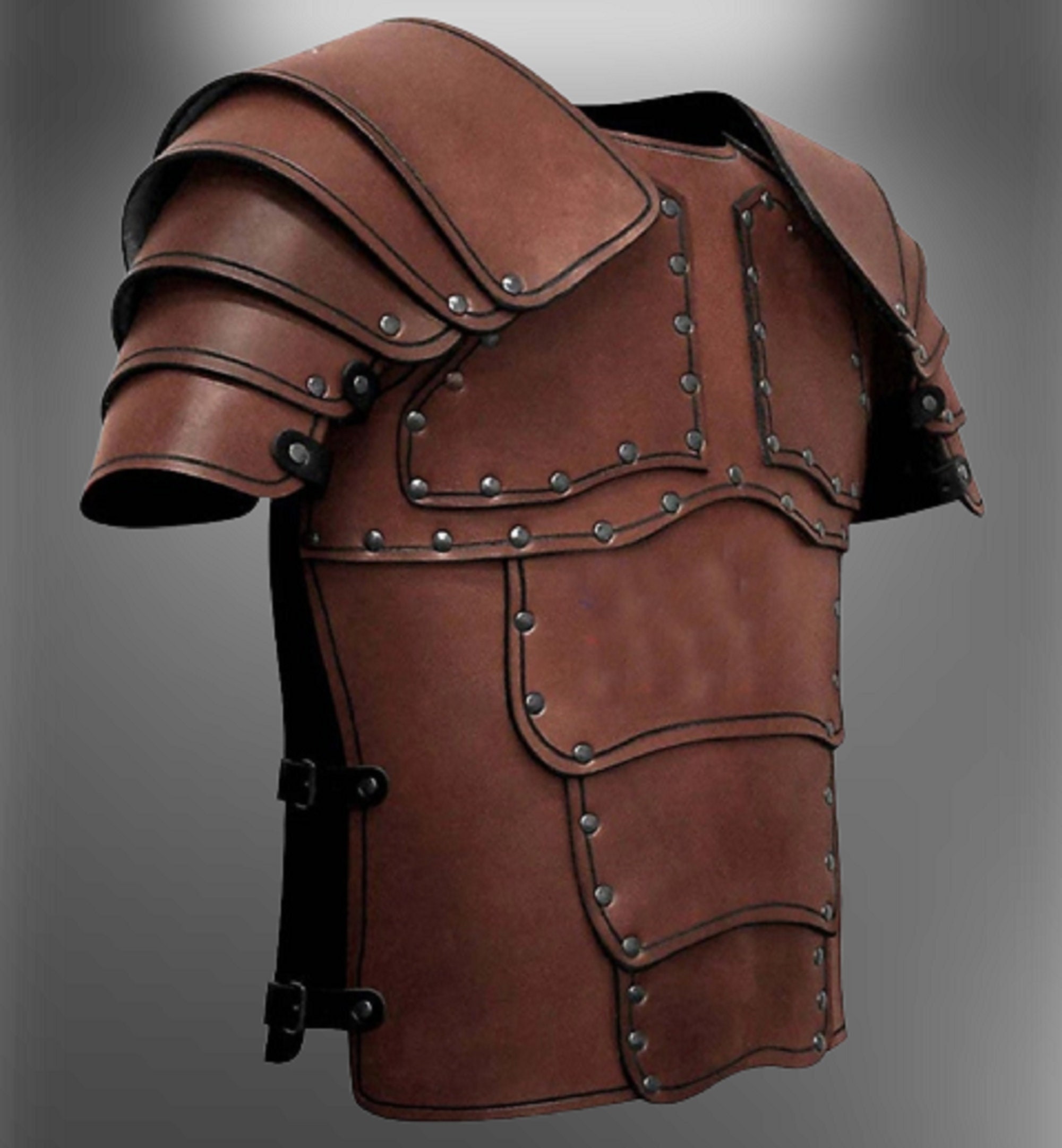 Greek Leather Armor Breastplate Leather Breast Plate Leather Armor Body ...