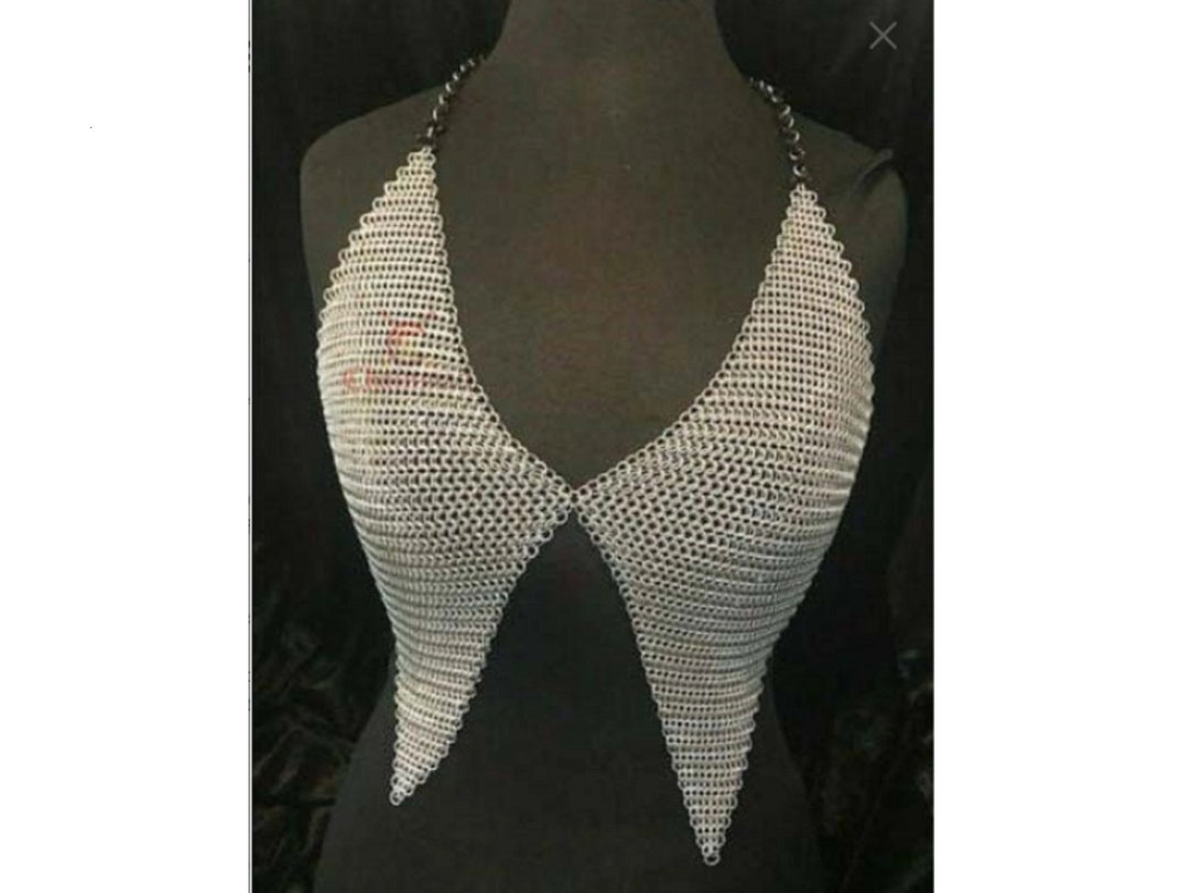 Chainmail Sexy Bra Top, Medieval 10 Mm Aluminium Ring, SCA LARP Costume ...