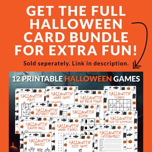 12 Halloween Party Games Bundle Spooky Printable Fun for Kids, Adults ...