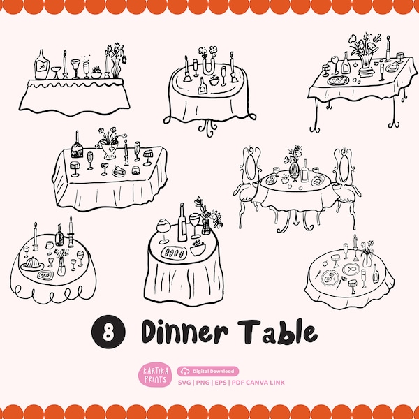 Dinner Svg - Etsy
