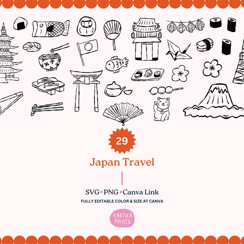 Japanese Clip Art - Etsy