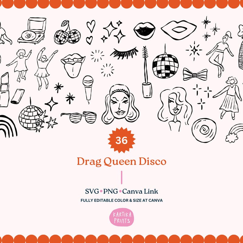 Drag Queen Svg - Etsy