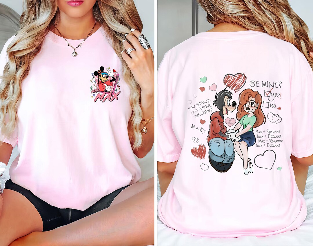 Her Max & His Roxanne Shirt Couple Shirt, Valentine's Day Matching ...