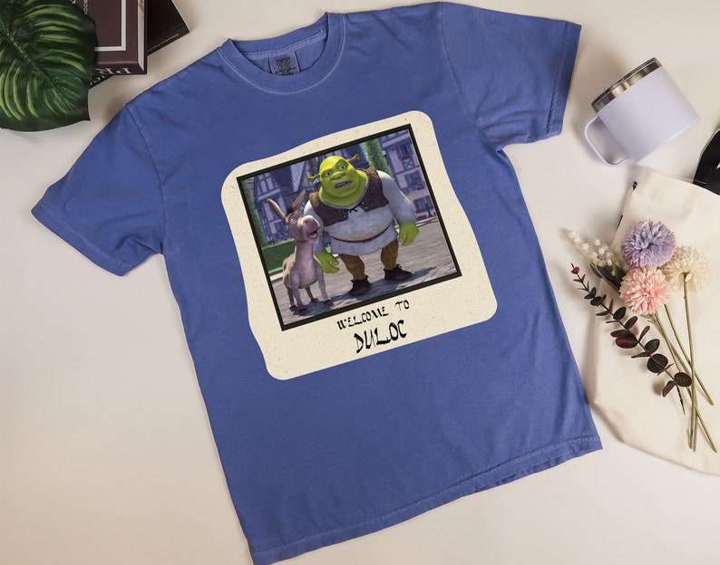 Funny Memes Shrek Shirt Welcome to Duloc Shirt, Shrek Face Shirt, Sassy ...