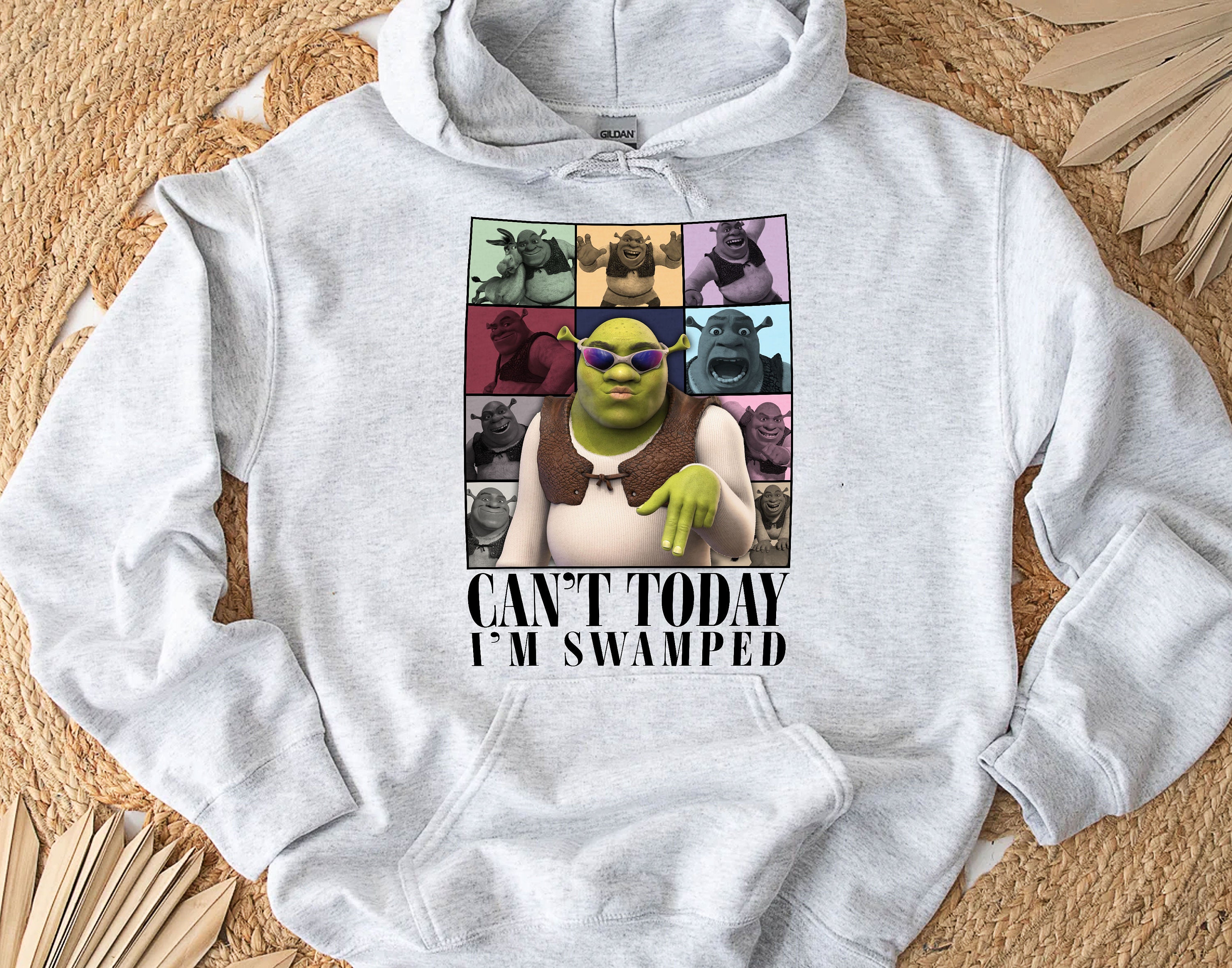 Shrek Meme Funny Shirt Can't Today I'm Swamped Eras Tour Shirt, Shrek ...