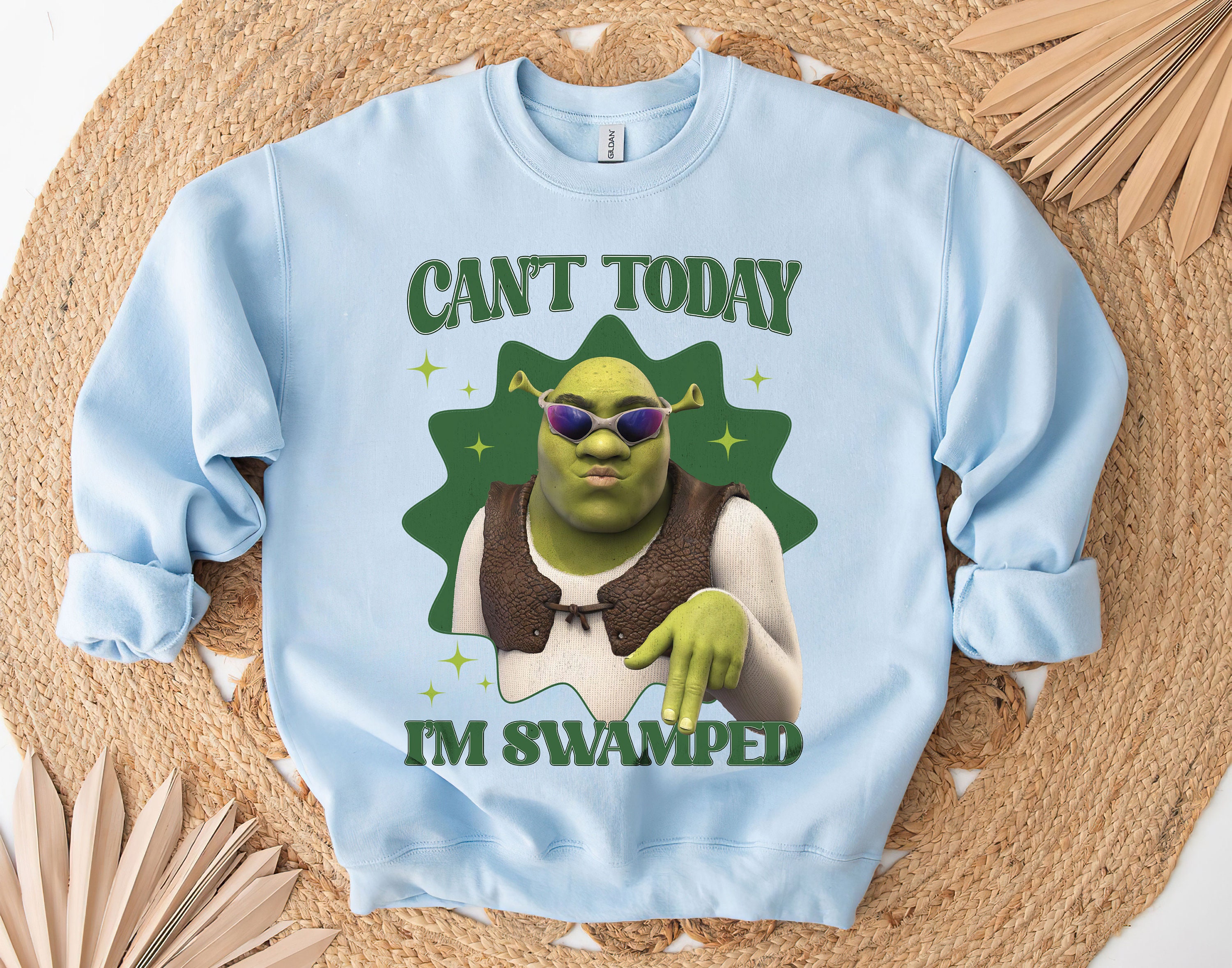 Funny Shrek Shirt I'm Swamped Shirt, Memes Shrek Disney Fiona Shirt, Beware Ogre Shirt, Shrek ...