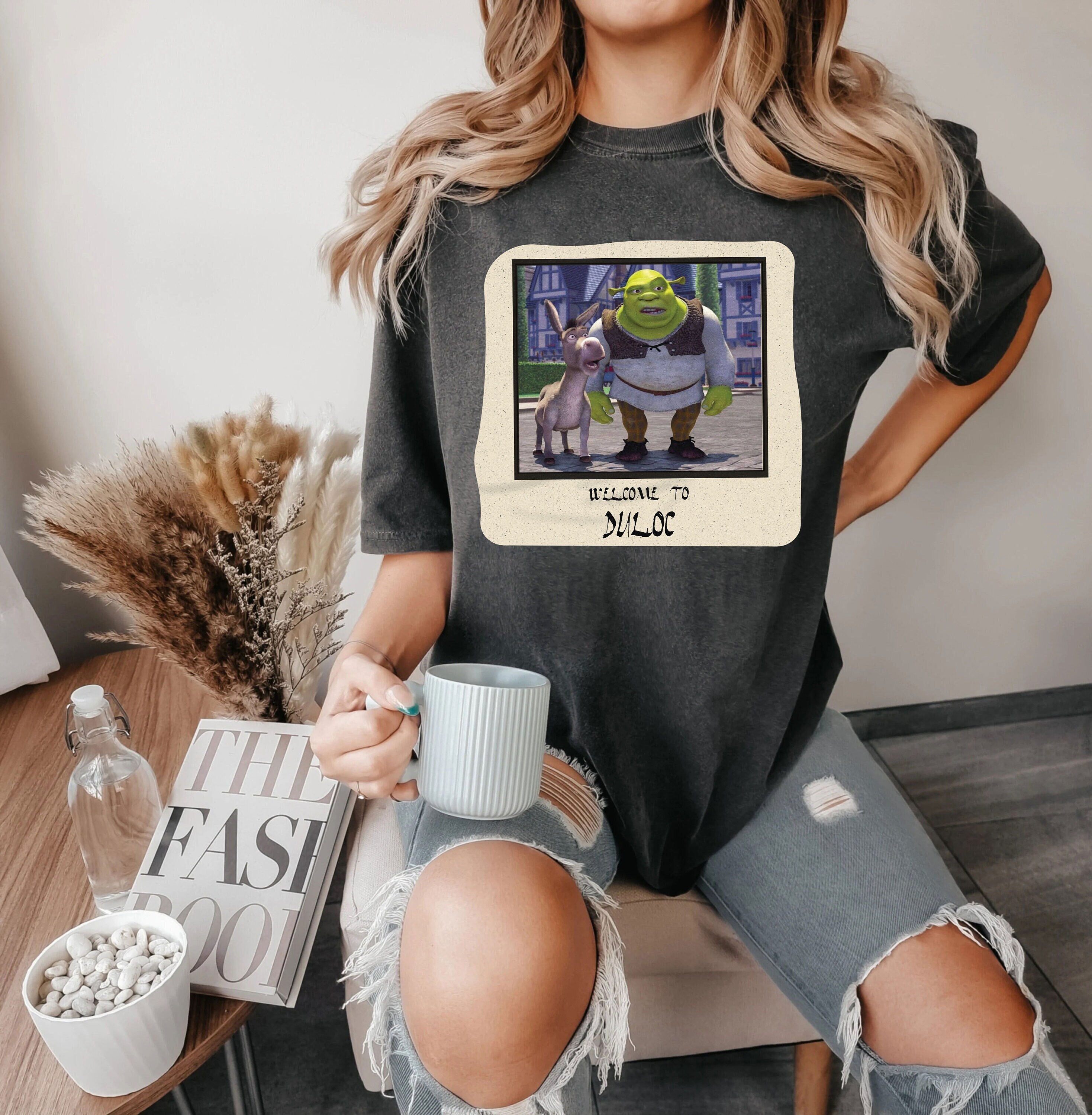 Funny Memes Shrek Shirt Welcome to Duloc Shirt, Shrek Face Shirt, Sassy ...