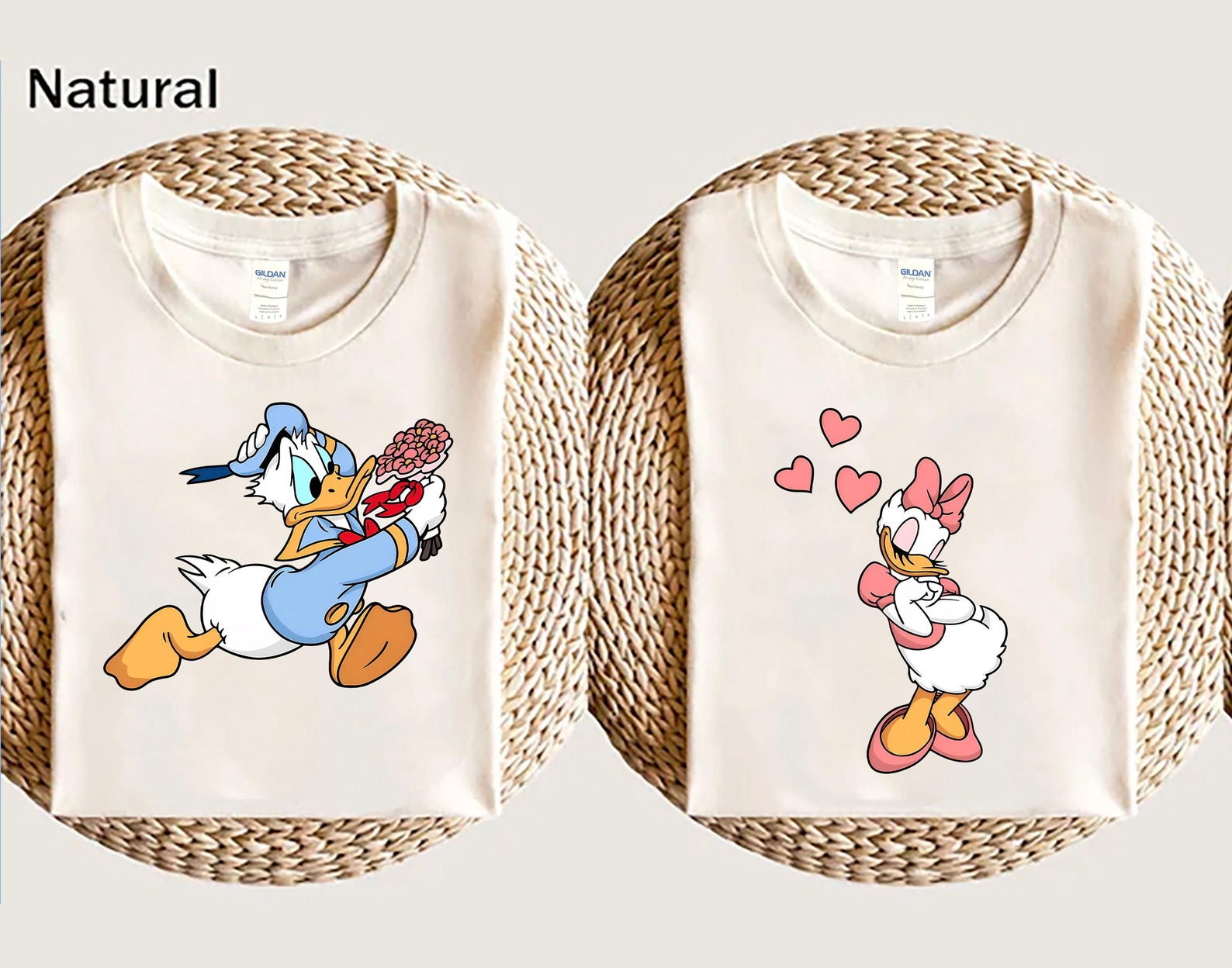 Donald Duck & Daisy Duck Couple Shirt, Valentine's Day Shirt, Happy ...