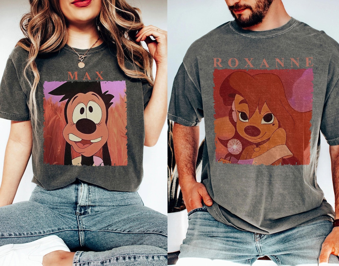 Max Goof and Roxanne Rover Couple Retro Shirt, 30th Anniversary Gift ...