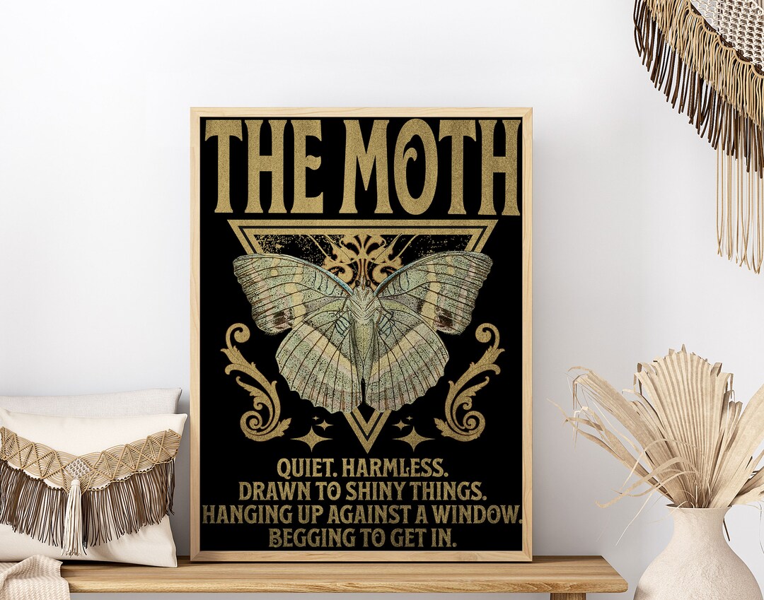 Saltburn the Moth Poster, Cottagecore Saltburn Movie 2024 Inspired ...