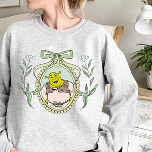Floral Coquette Shrek Shirt, You Look Fabulous Darling Shrek Funny ...