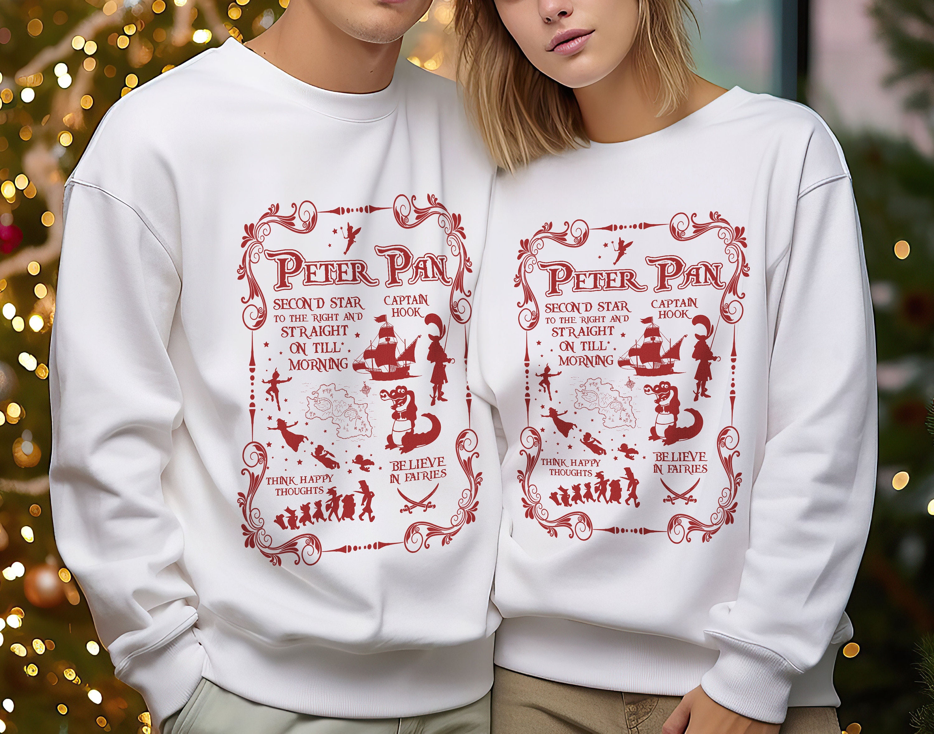 Retro Peter Pan Items Disneyland Sweatshirt, Vintage Disney Cartoon ...