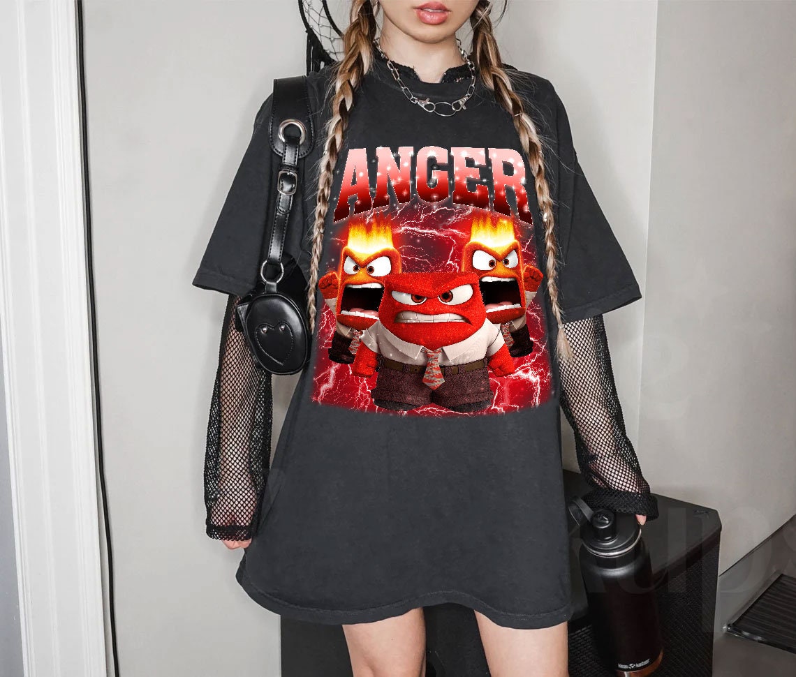 Inside Out Anger Shirt, Inside Out 2 Characters Shirt, Inside Out 2024 ...