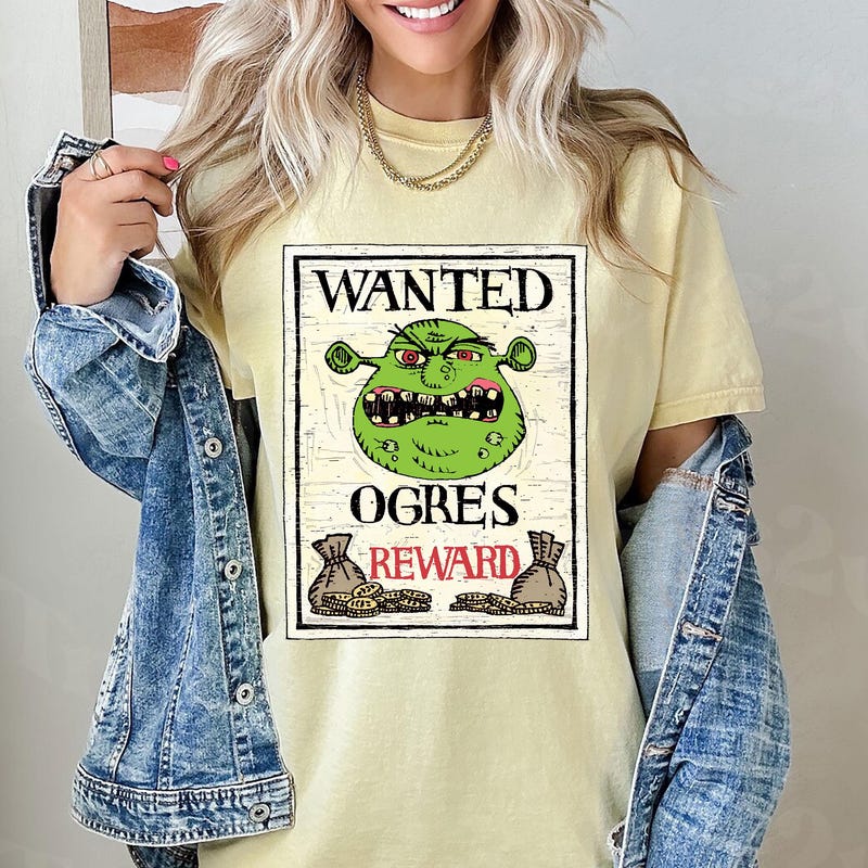 Shrek Wanted Posters - Etsy