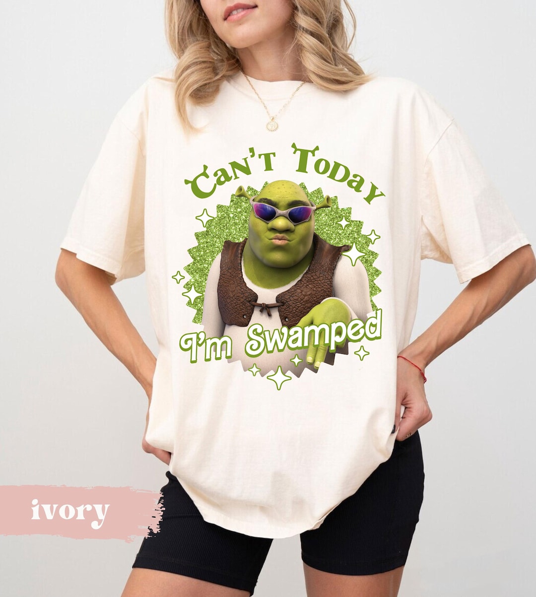 Can't Today I'm Swamped Shirt, Shrek Doll Inspired Shirt, Shrek and ...