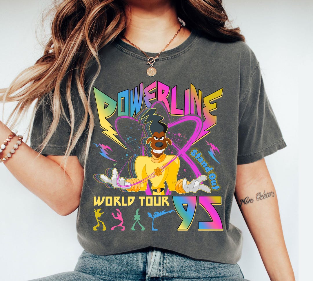 Vintage Powerline 95 Shirt, Stand Out Shirt, Goofy Powerline Max Goof ...