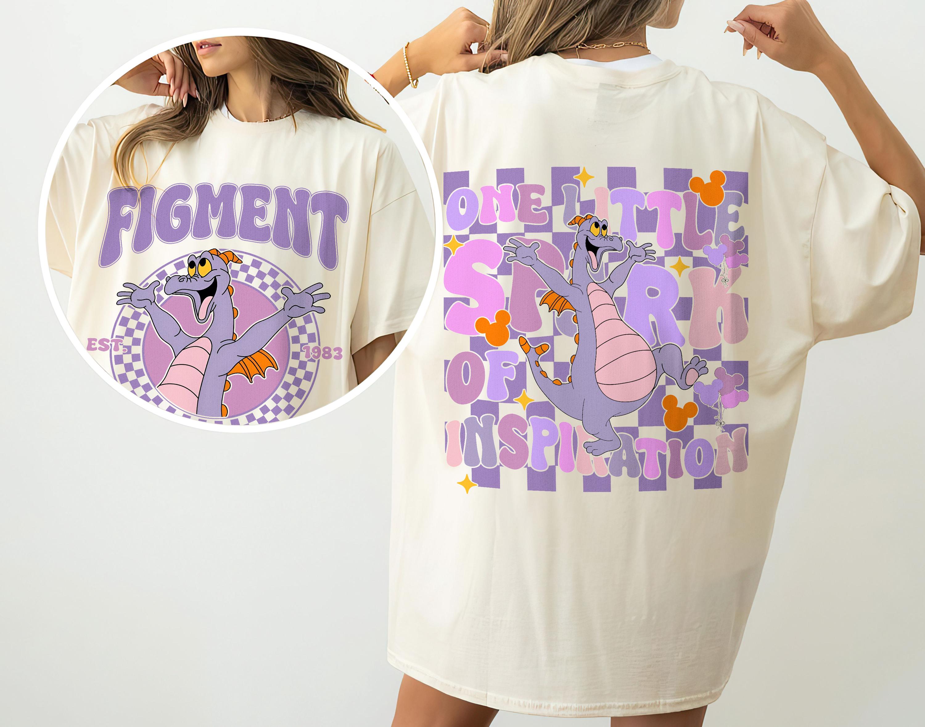 2 Sided Figment Shirt, One Little Spark of Inspiration, Figment Est ...