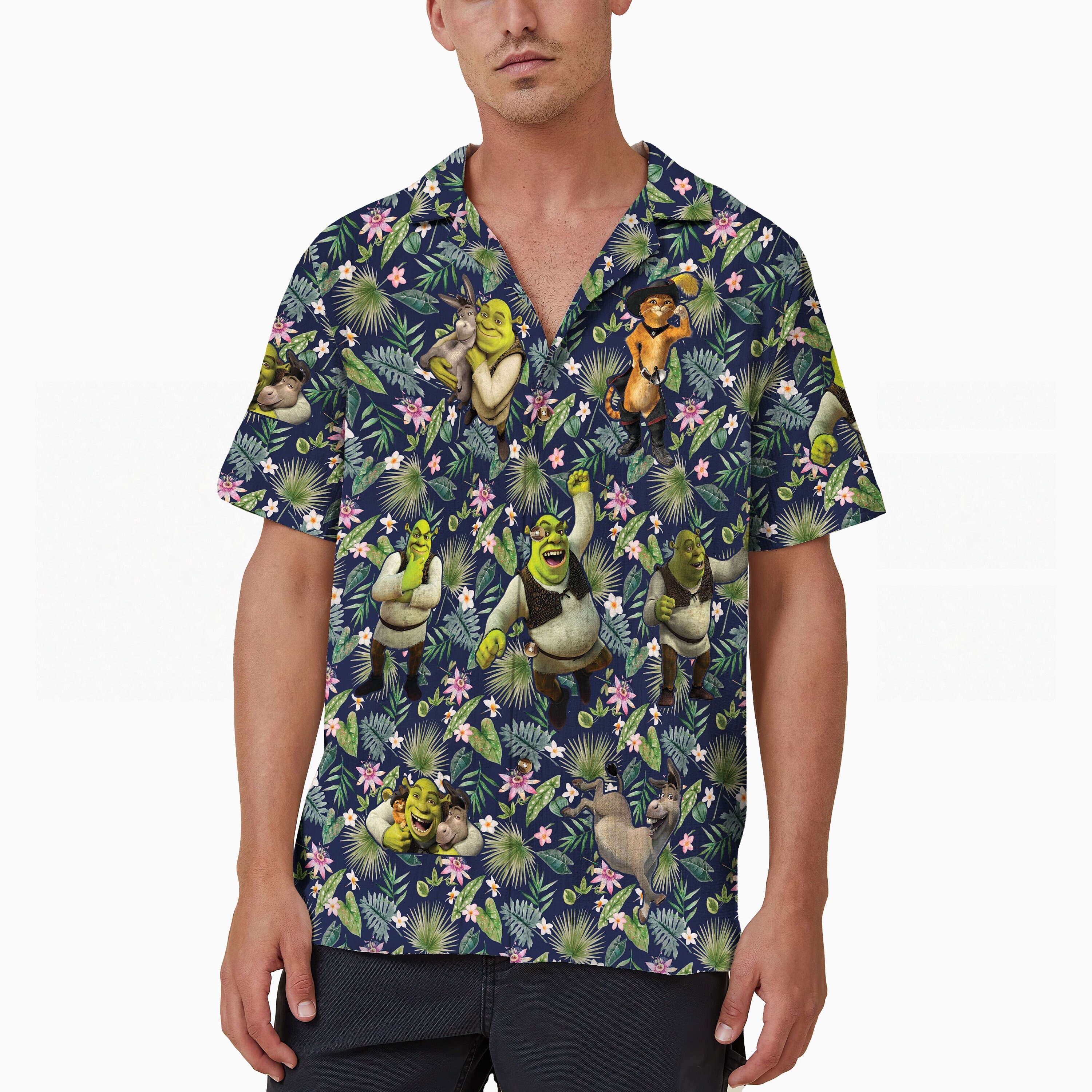 Disney Shrek Can't Today Tropical Hawaiian Shirt, Sassy Shrek Swamped ...