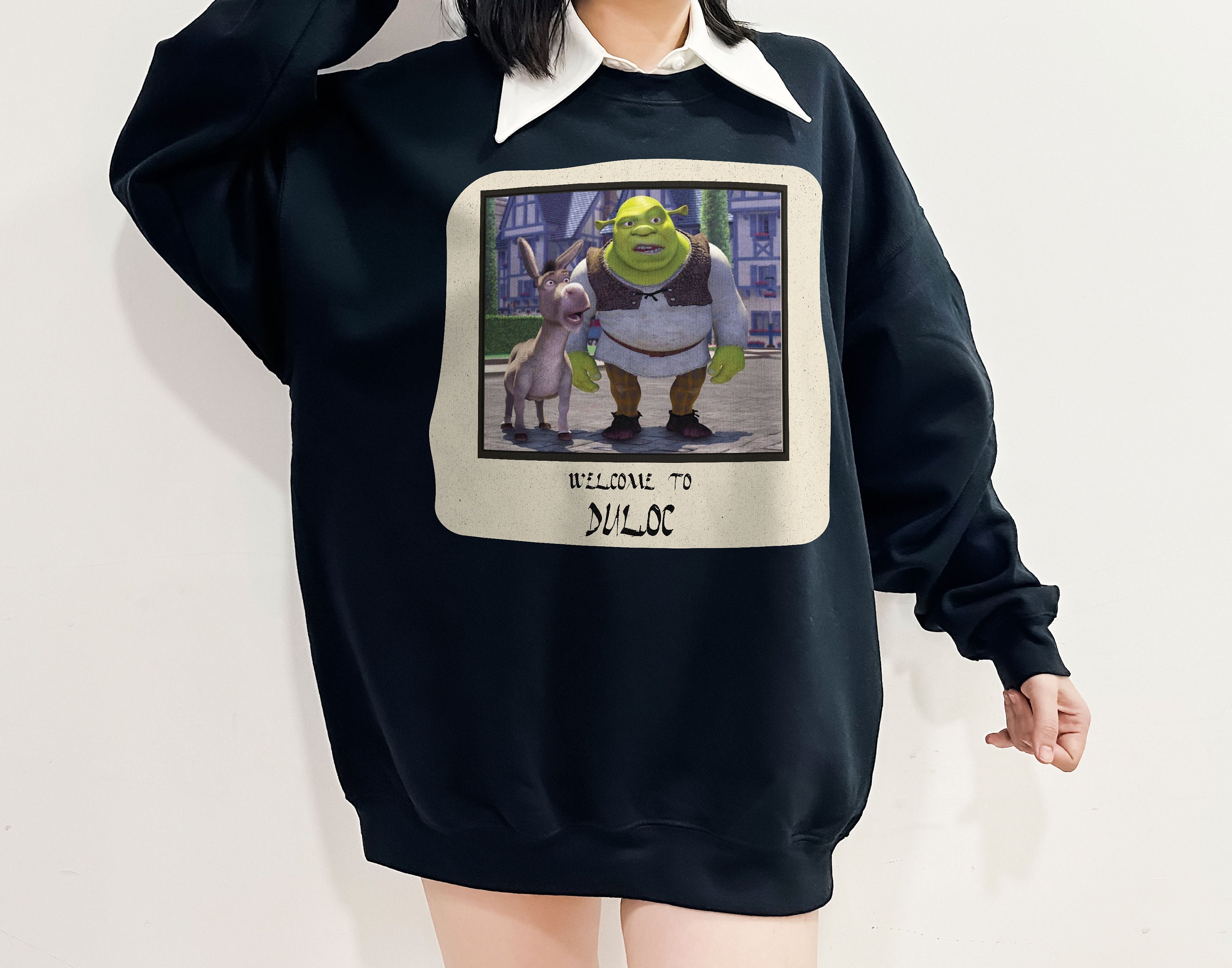 Funny Memes Shrek Shirt Welcome to Duloc Shirt, Shrek Face Shirt, Sassy ...